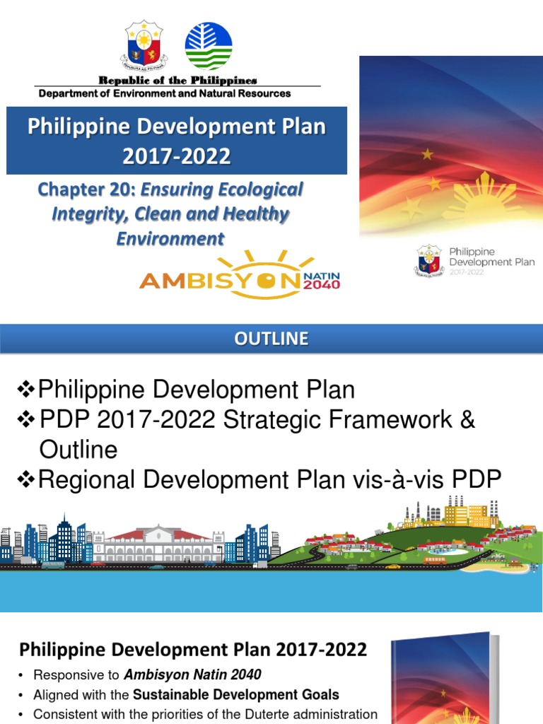 Philippine Development Plan 2017-2022: Chapter 20: Ensuring Ecological ...