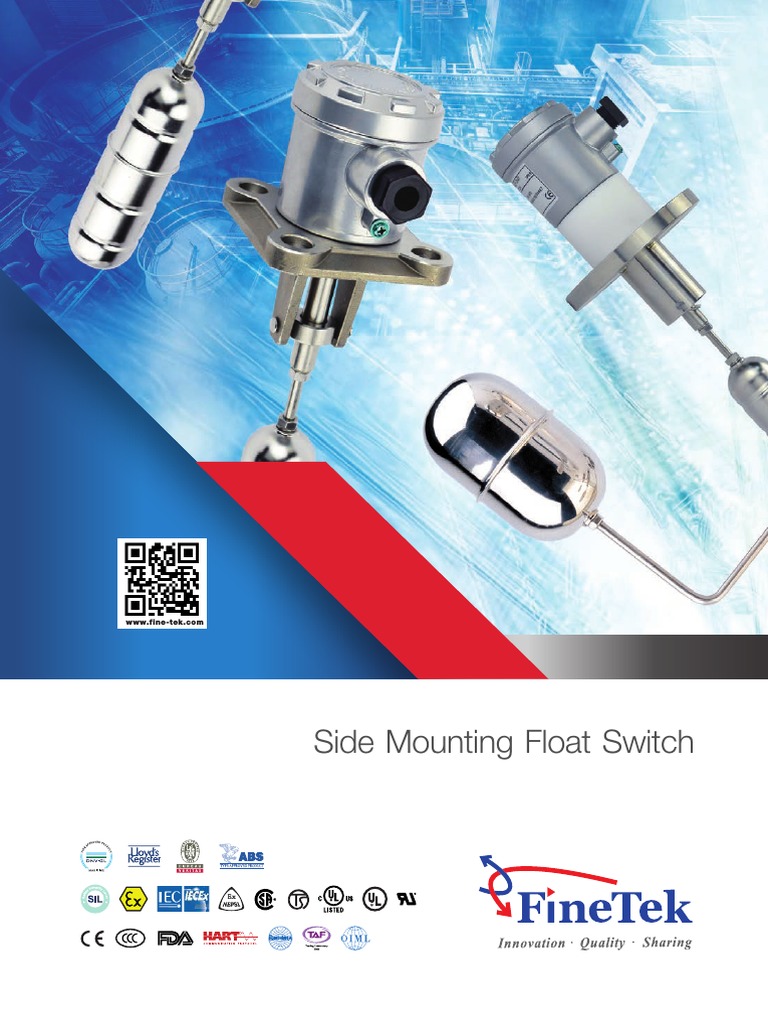 FFX Side Mounting Float Switch - New - 1663825112 | PDF | Switch | Buoyancy
