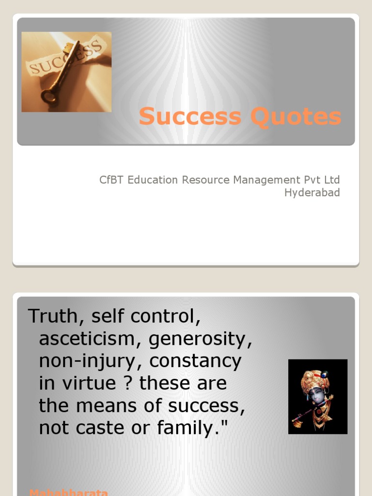 Inspiring Success Quotes for Motivation | PDF | Self-Improvement