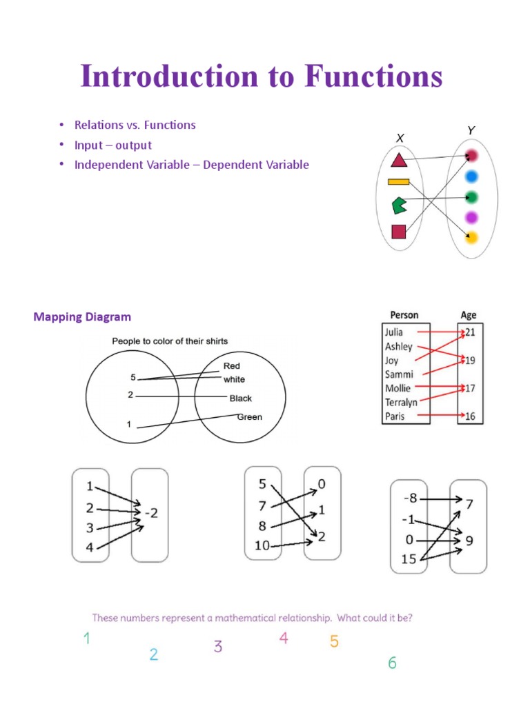 Understanding Functions and Relations | PDF