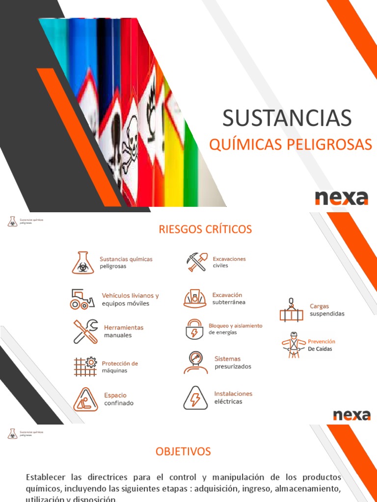 Sustancias Quimicas Peligrosas | PDF | Química | Ciencias fisicas