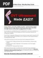 Deep Vein Thrombosis DVT Examination OSCE Checklist Geeky Medics | PDF ...