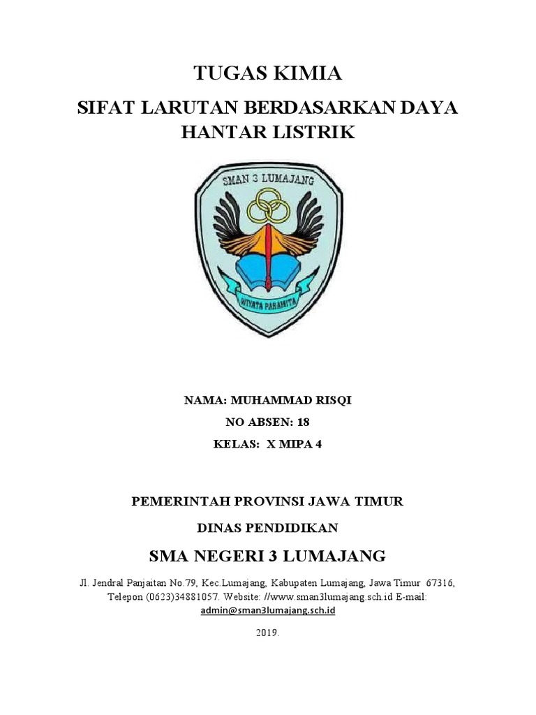 Sifat Larutan Berdasarkan Daya Hantar Listrik | PDF