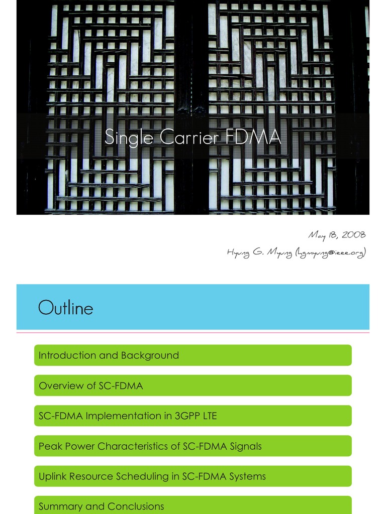 LTE 2008 Single Carrier FDMA As Used in LTE Explained With Formulas and ...