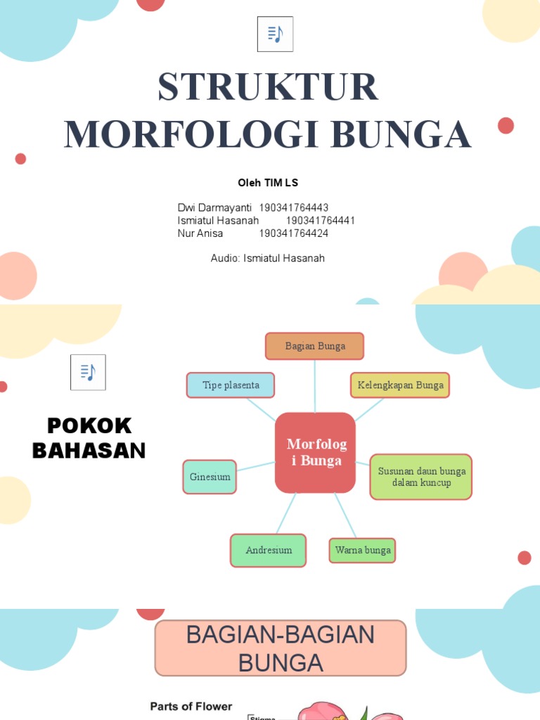 Struktur Morfologi Bunga | PDF