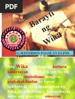 Purong Tagalong o Puristikong Tagalong: Taglish/Engalog | PDF