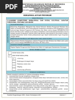 Contoh Format Risalah - Notulen Rapat KM 41-2021 Sampel | PDF