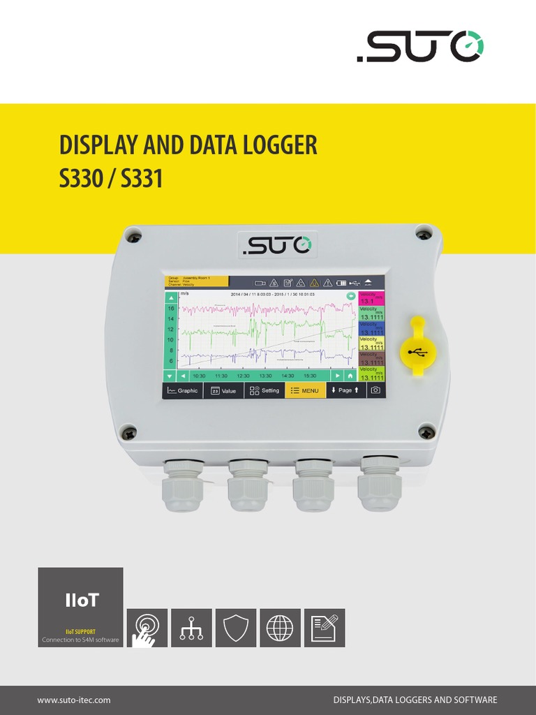 Display and Data Logger S330 / S331 | PDF | Information And ...
