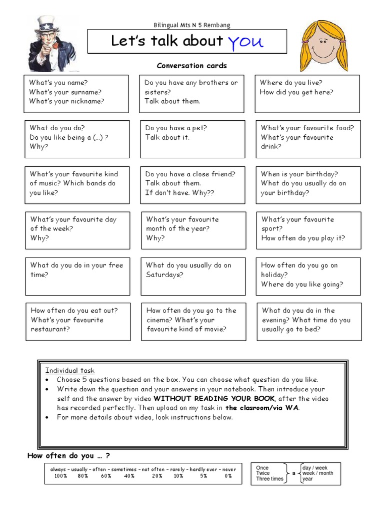 Let's Talk About: Conversation Cards | PDF | Self-Improvement