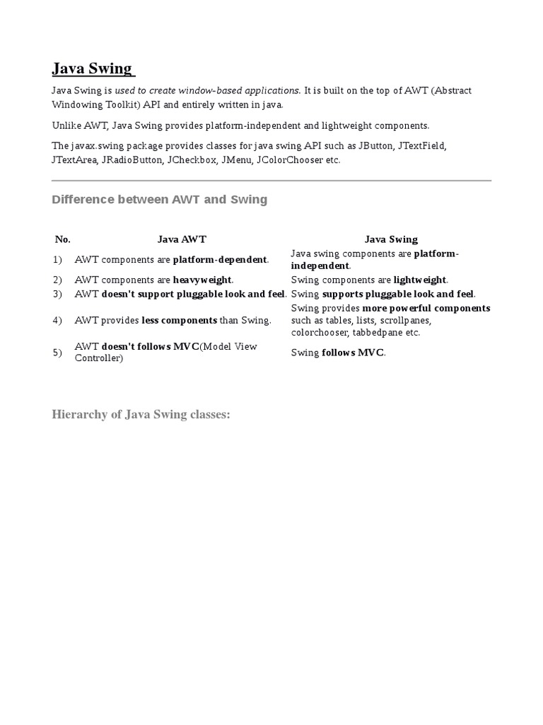 Swing, Layout Managers | PDF | Computer Science | Computing Platforms