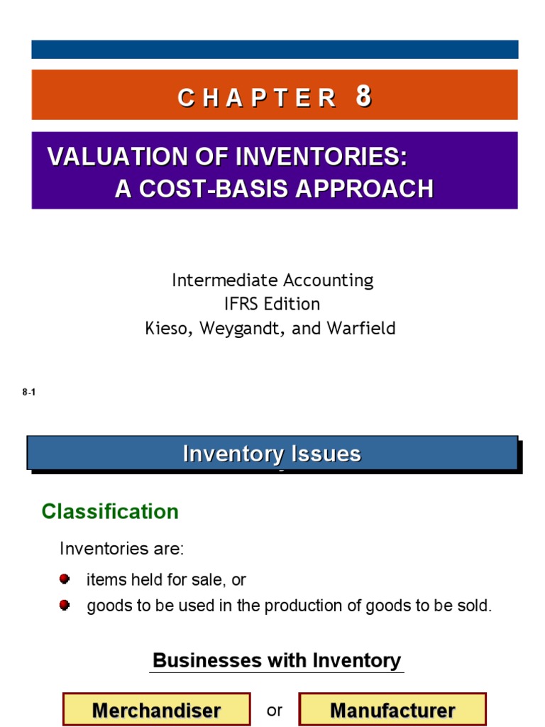 Chapter 8 - Valuation of Inventories - A Cost-Basis Approach | PDF ...