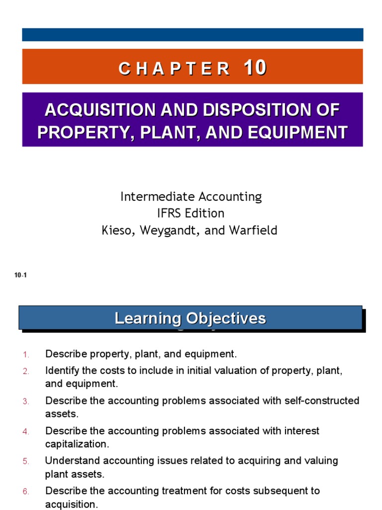 Chapter 10 - ACQUISITION AND DISPOSITION OF PROPERTY, PLANT, AND ...