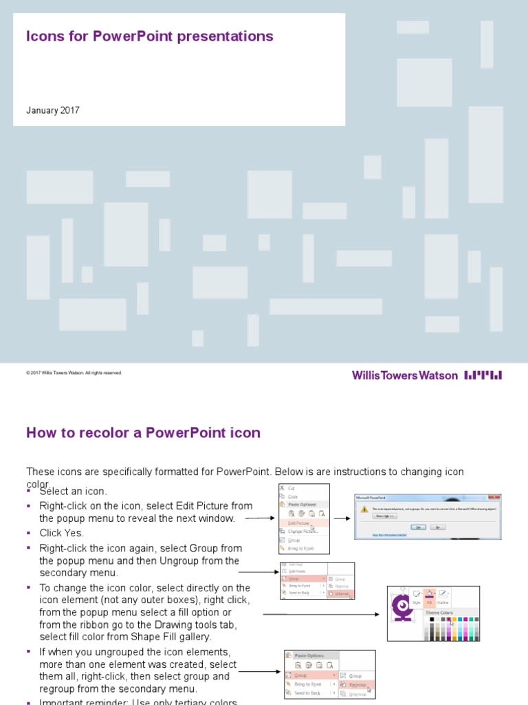 WTW Icons For Powerpoint | PDF | Icon (Computing) | Microsoft Windows