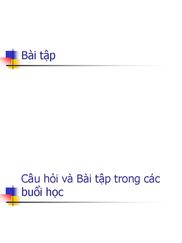 Tong Hop Bai Tap OOP | PDF