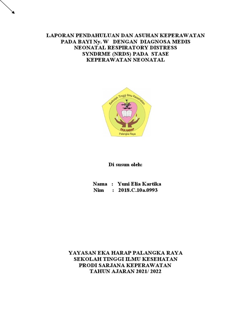 LP Dan Askep Rds Neonatal Yuni Elia Kartika | PDF