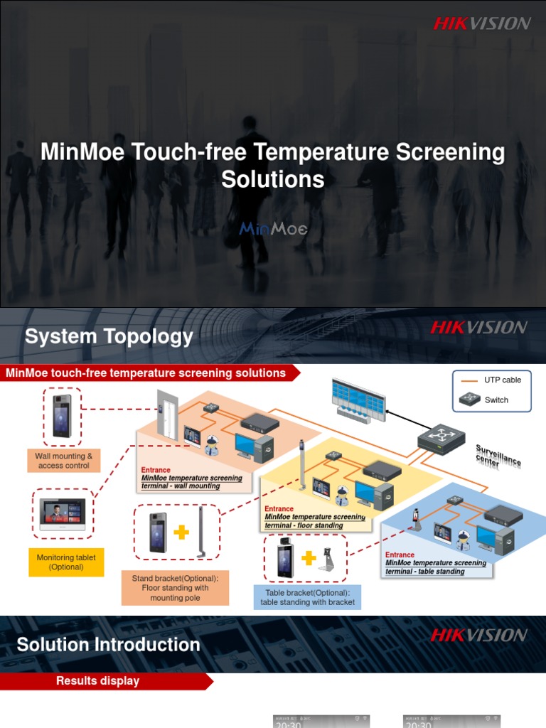 MinMoe Touch-Free Temperature Screening Solutions - v7.5 - 20200512 ...