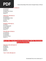 100 Geography Questions English | PDF | Sun | Earth