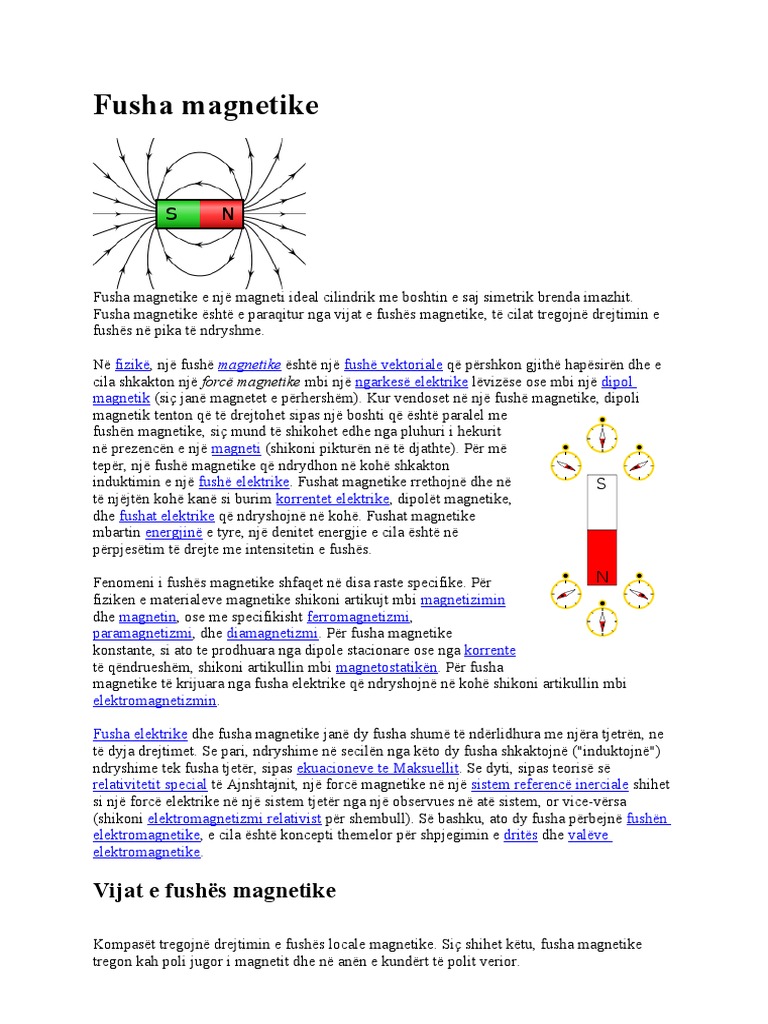 Fusha Magnetike | PDF