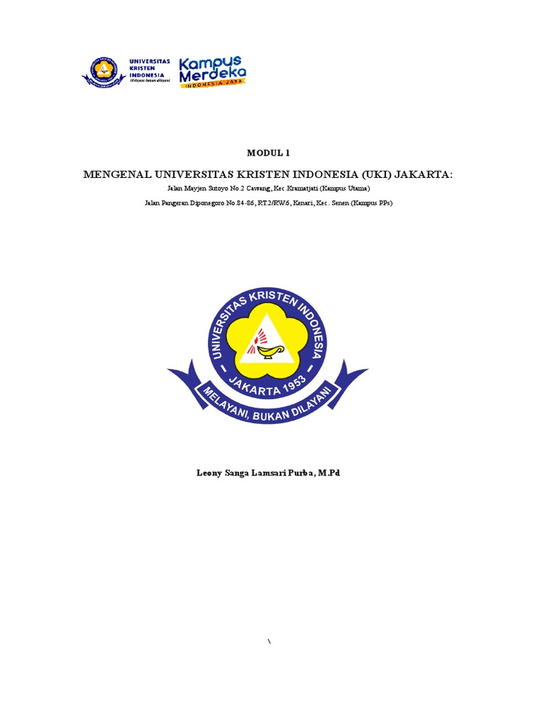 Modul 1-PMM UKI | PDF