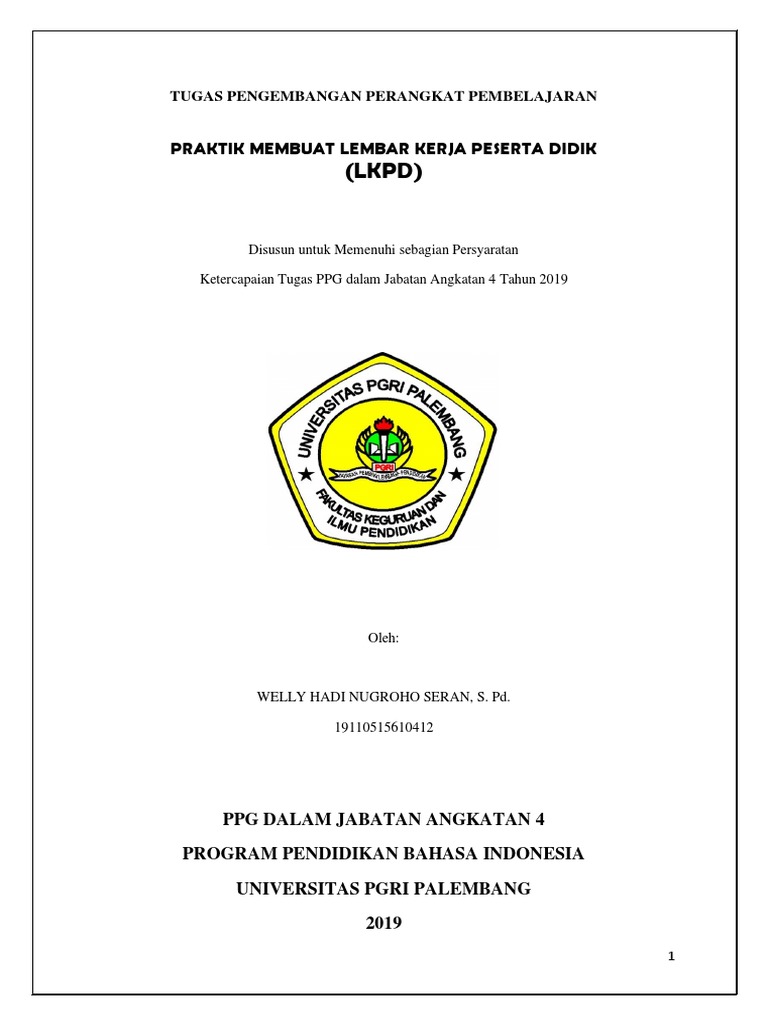LKPD-Prof. Dr. Ratu Wardarita, M.Pd. Dan Dian Nuzulia, M. Pd.-Welly Hadi Nugroho Seran | PDF ...