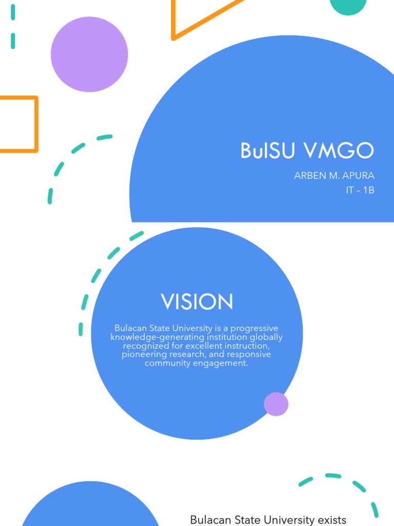 Bulsu Vmgo: Arben M. Apura It - 1B | PDF