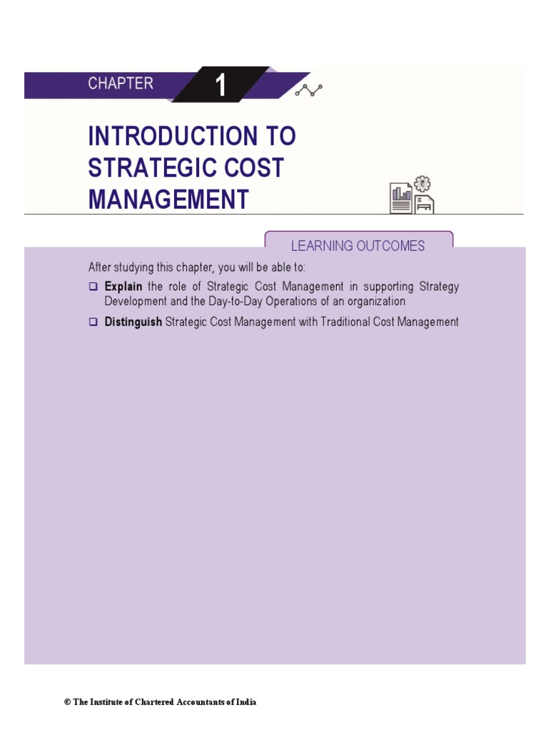 Chapter 1 Introduction To Strategic Cost Management | PDF | Strategic ...