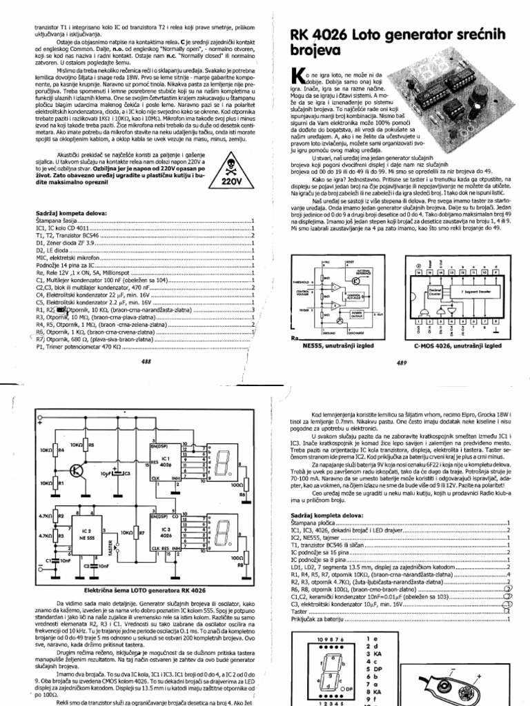 Loto Generator | PDF