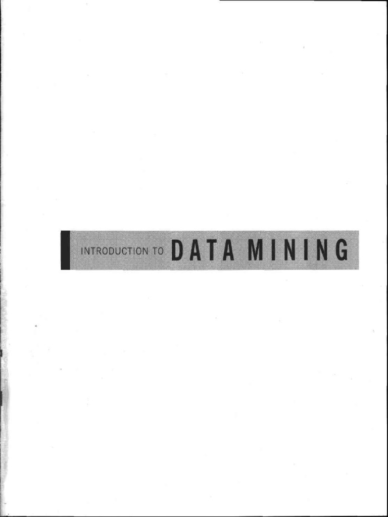 Introduction To Data Mining | PDF | Computers