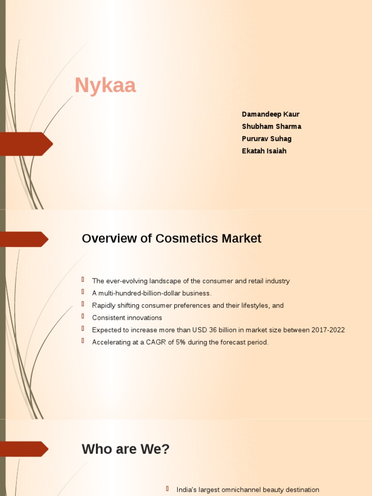 Nykaa Powerpoint Presentation | PDF | Retail | Advertising