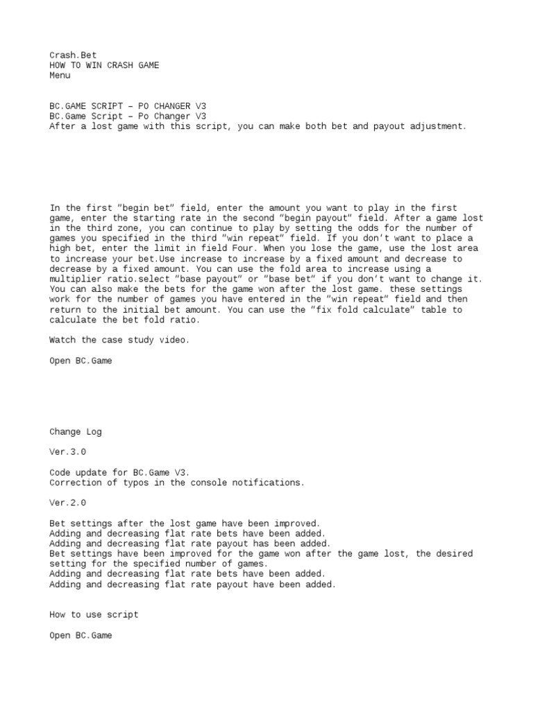 Crash Bet | PDF | Gambling | Leisure