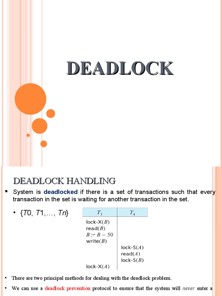 Deadlock | PDF | Concurrency (Computer Science) | Applied Mathematics