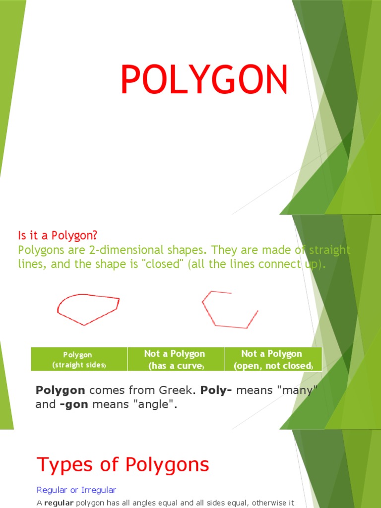 Polygon Power Point | Download Free PDF | Polygon | Convex Set