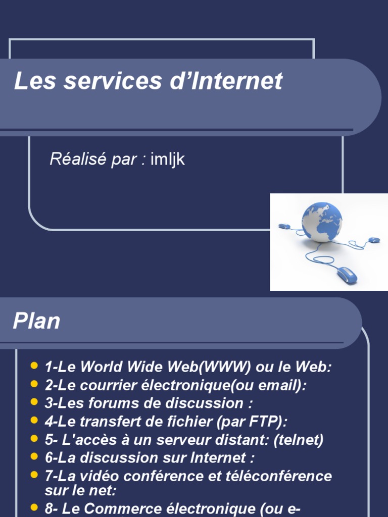 Les Services D'internet | PDF | Internet | Internet et Web