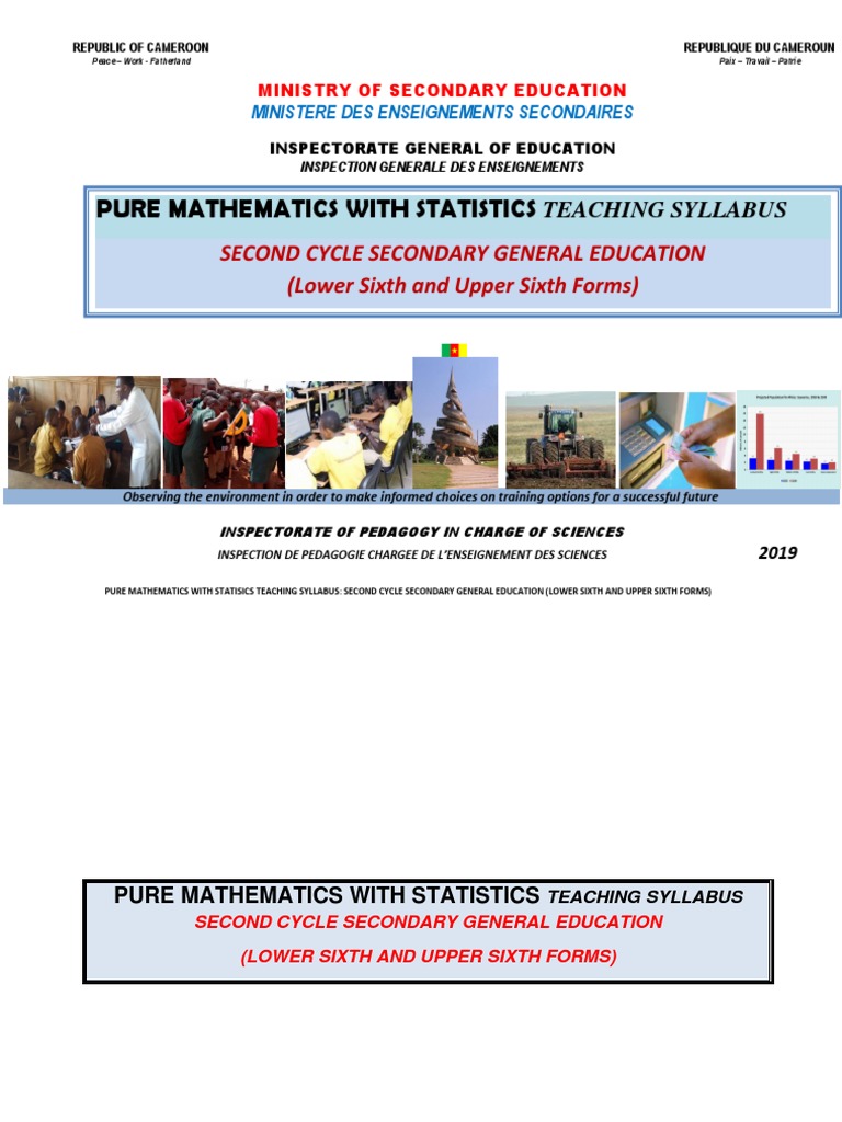 Pure Mathematics With Statistics Teaching Syllabus Second Cycle | PDF ...