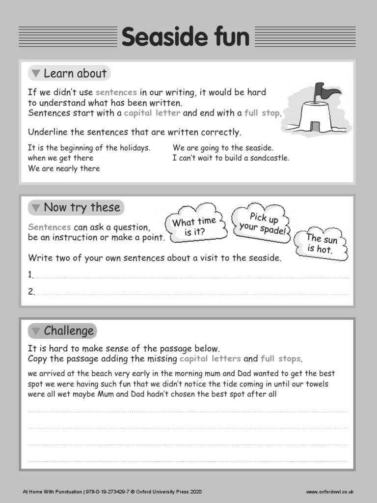 Seaside Fun Seaside Fun Seaside Fun: Learn About | PDF