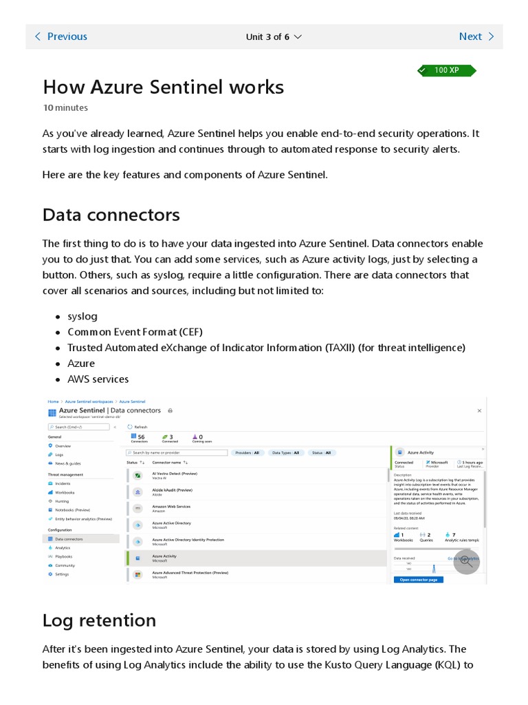How Azure Sentinel Works - Learn - Microsoft Docs | PDF | Microsoft ...