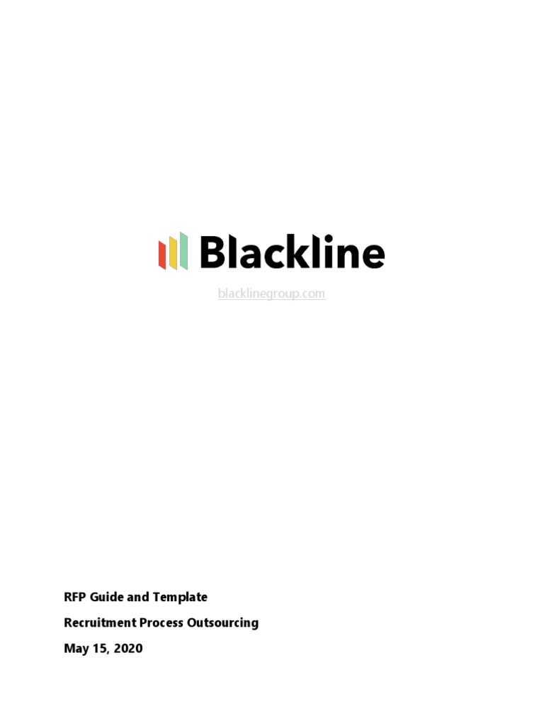 Recruitment Process Outsourcing RFP Template Blackline | PDF ...