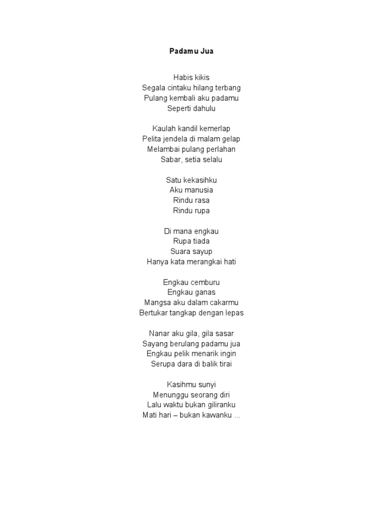 Kumpulan Puisi Karya Amir Hamzah.2 | PDF