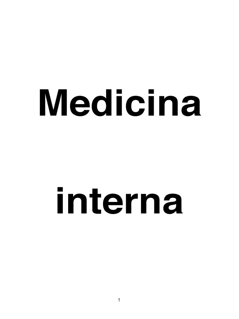 Medicina Interna | PDF