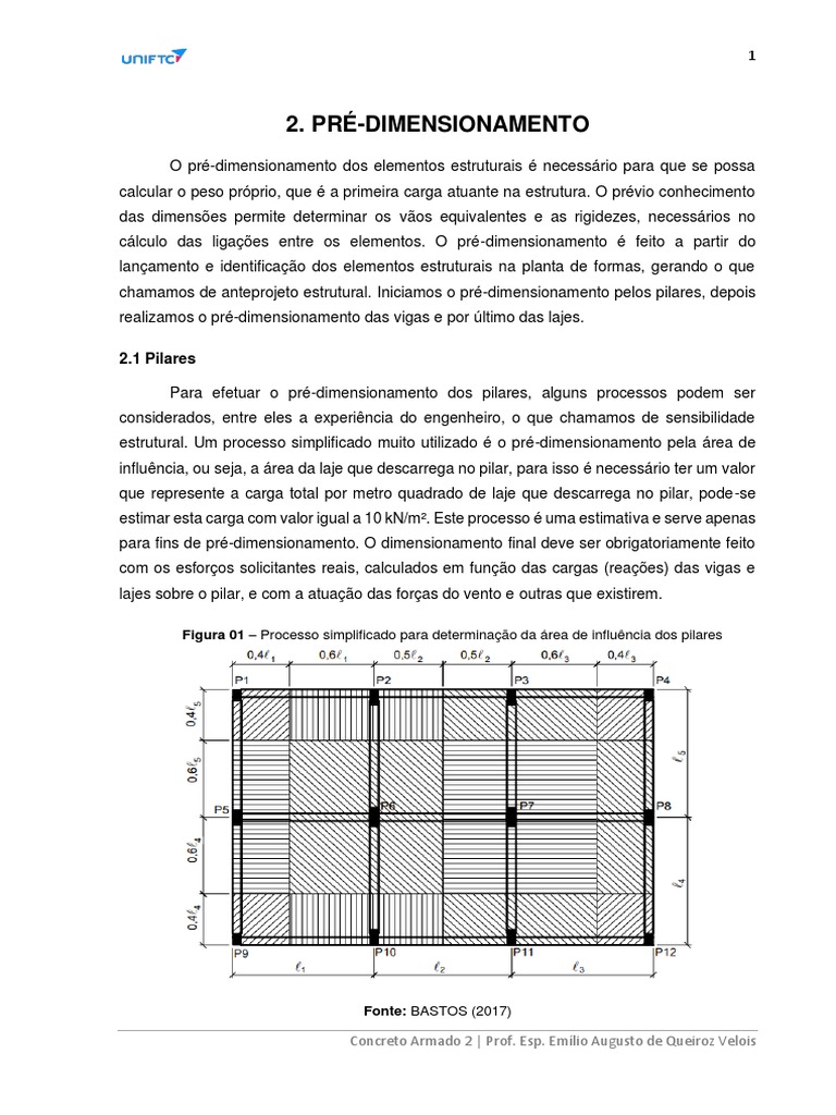 Texto 2 - Pré-Dimensionamento | PDF | Viga