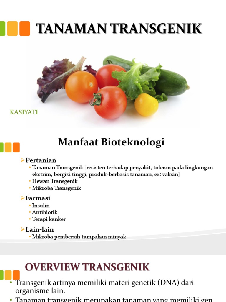 Tanaman Transgenik | PDF