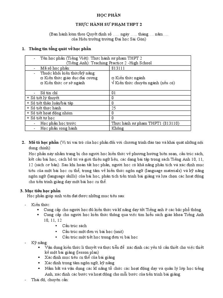 THSP - THPT 2 | PDF
