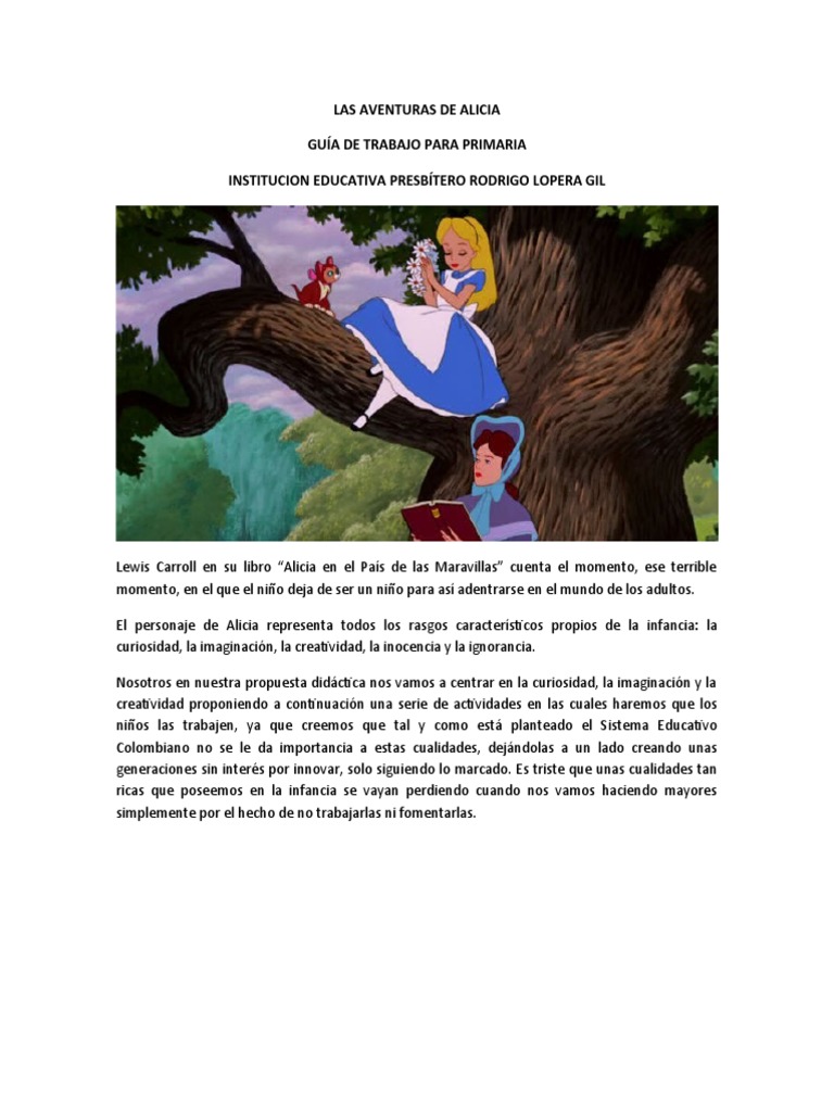Laberinto De Alicia En El País De Las Maravillas Para Imprimir