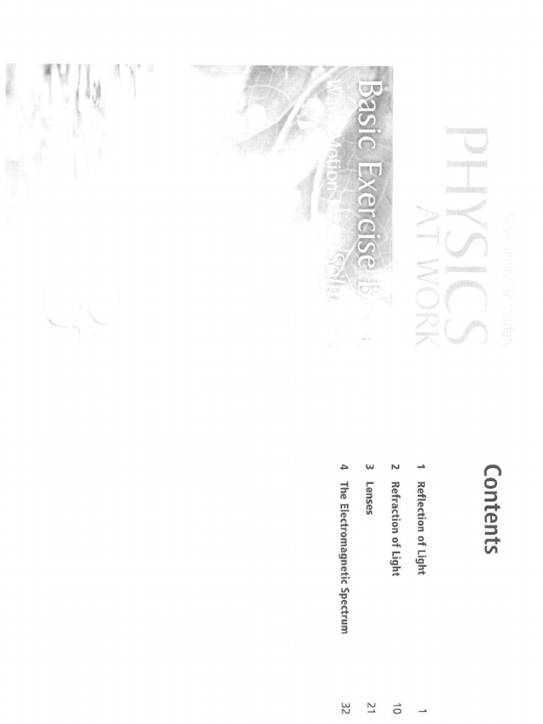 NSS Physics at Work-Basic Exercise Book Sol 3A | PDF