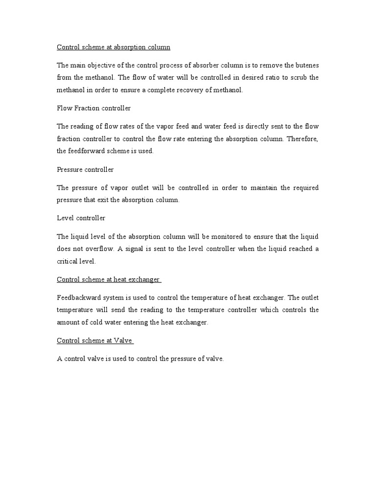 Control Philosophy | PDF