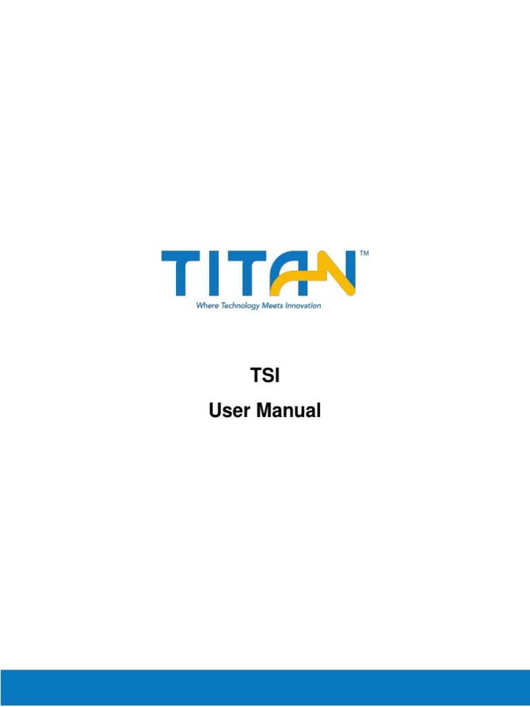 TSI User Manual | PDF | Computer File | Qr Code