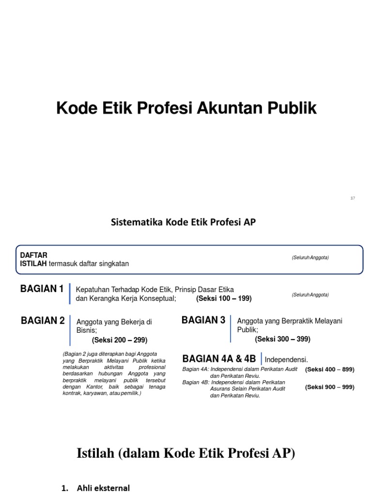 (Sesi 2.a) Materi Kode Etik IAPI | PDF | Bisnis
