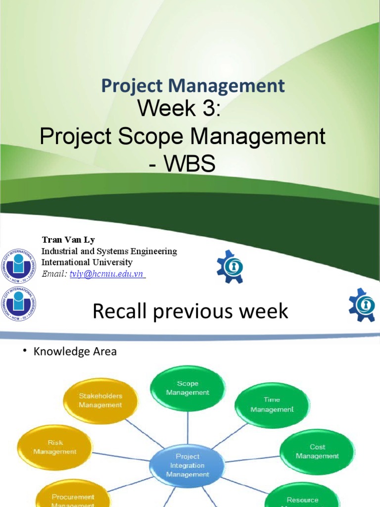 Week 3 - Project Scope Management - WBS | PDF | Project Management ...