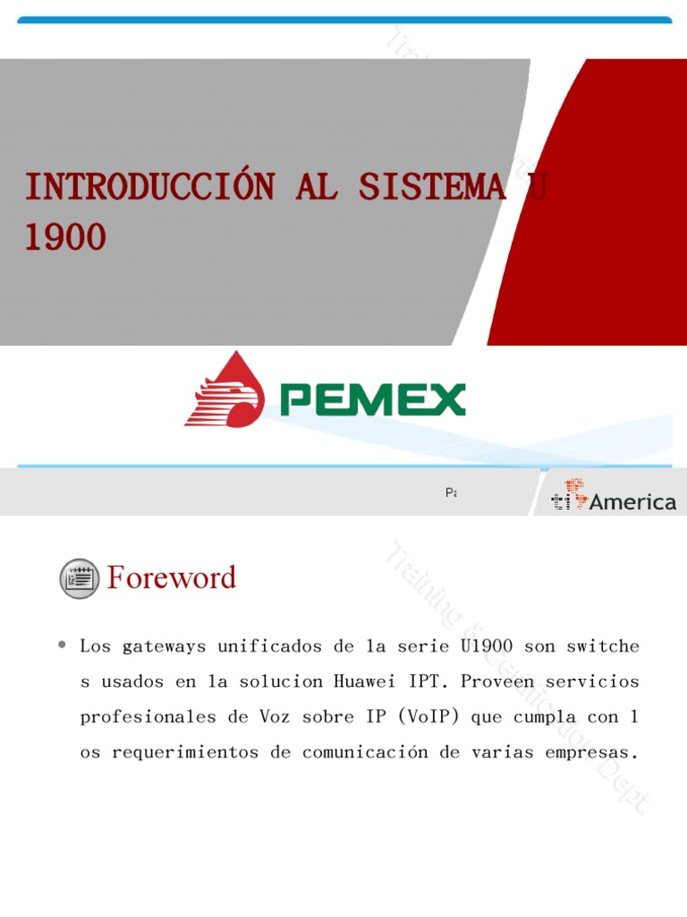 01 U1900 System Introduction - GAR | PDF | Redes de computadoras ...