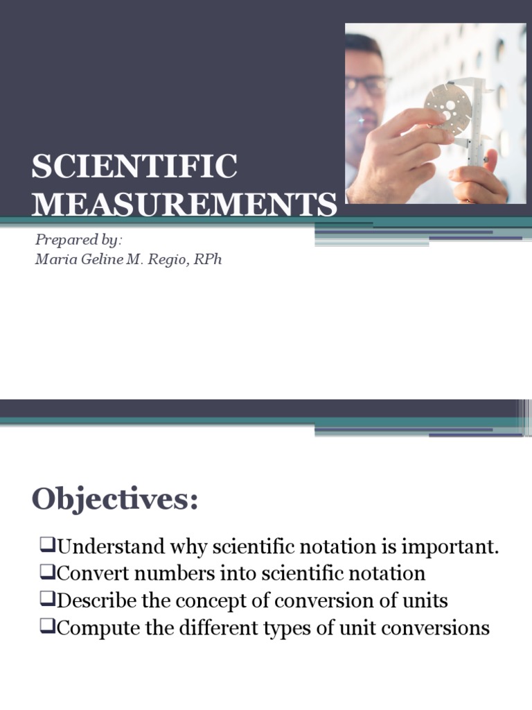 Scientific Notation and Measurements Guide | PDF | Significant Figures ...